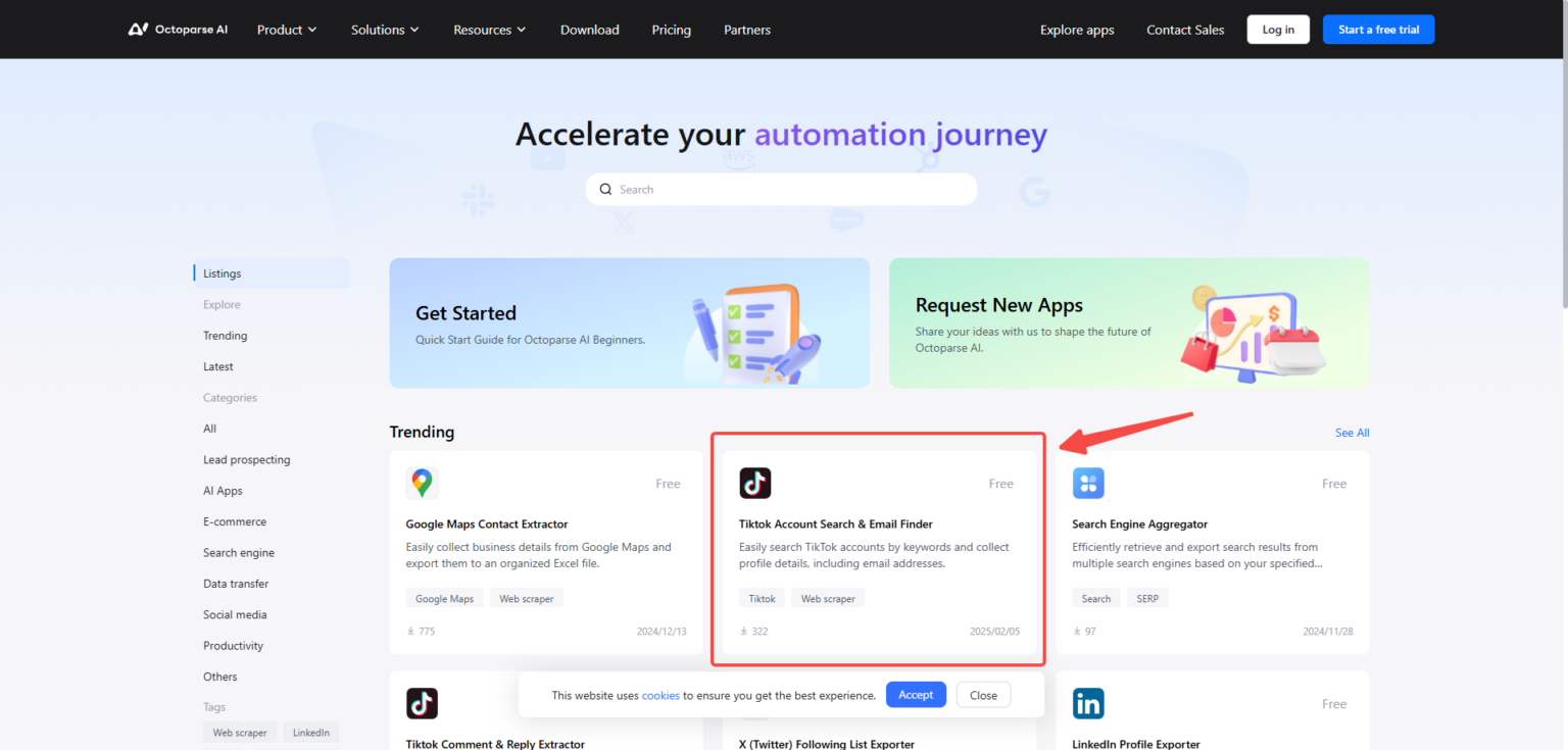 How to Find TikTok User Emails Using Octoparse AI – RPA Blog